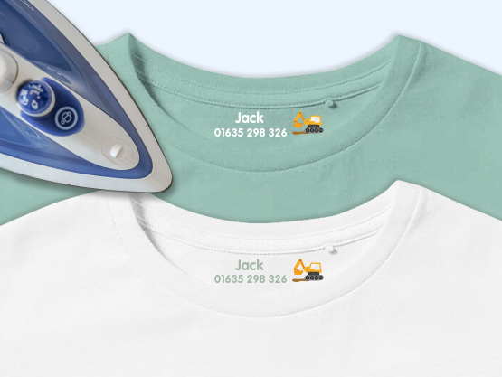 Iron-on labels – Transfer for labeling clothing | Easy2Name