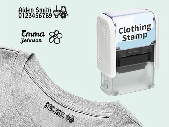 Name Stamp for Clothes | Easy to use Clothing Name Stamp | Easy2Name