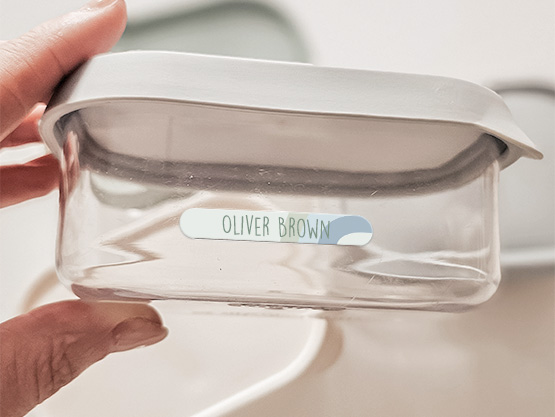 Small Design Name Stickers: personalised small name stickers with the ...