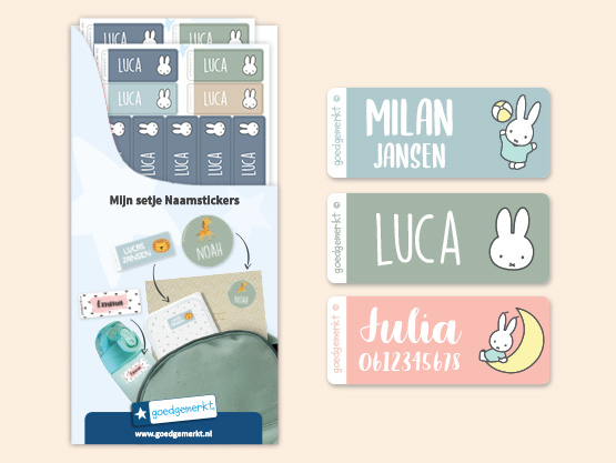 Nijntje Naamstickers - Goedgemerkt