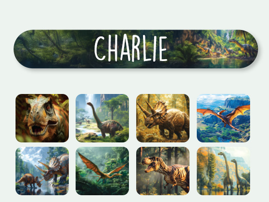 Mini name stickers for small items or school supplies | Easy2Name