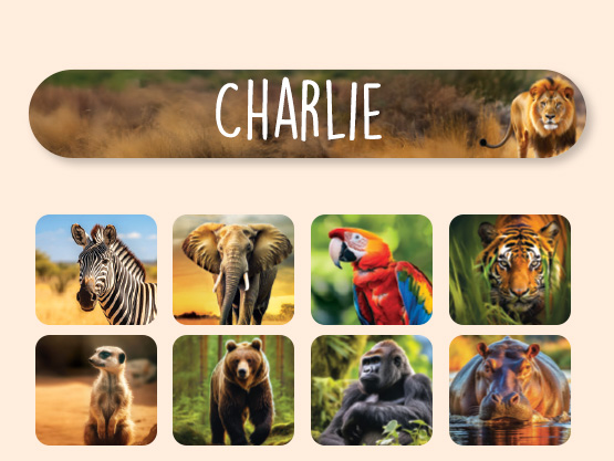 Mini name stickers for small items or school supplies | Easy2Name